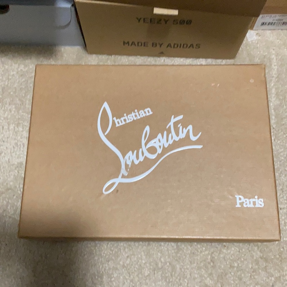 Authentic Christian Louboutin Python Metal So Kates - Gem